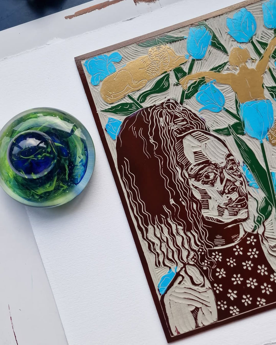 Printmaking Glass Baren – Ritualis Press