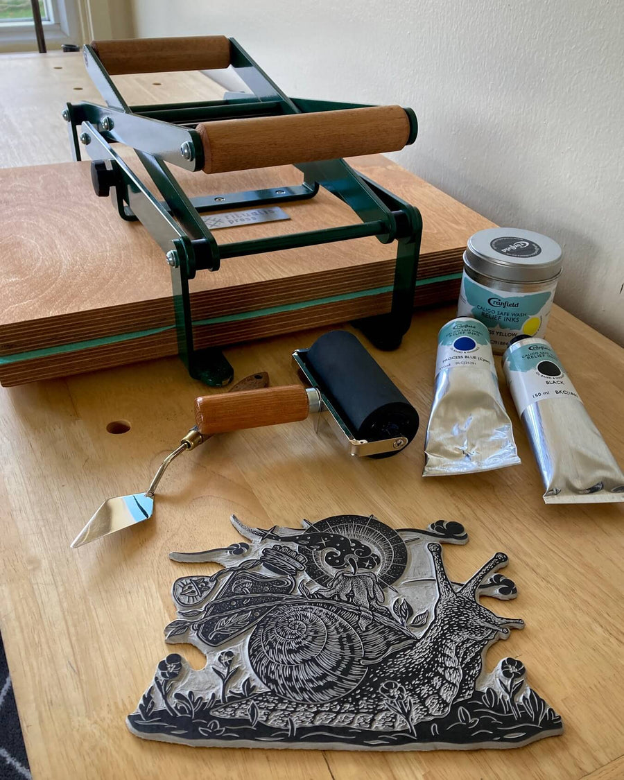 Lino press for relief printing and more – Ritualis Press
